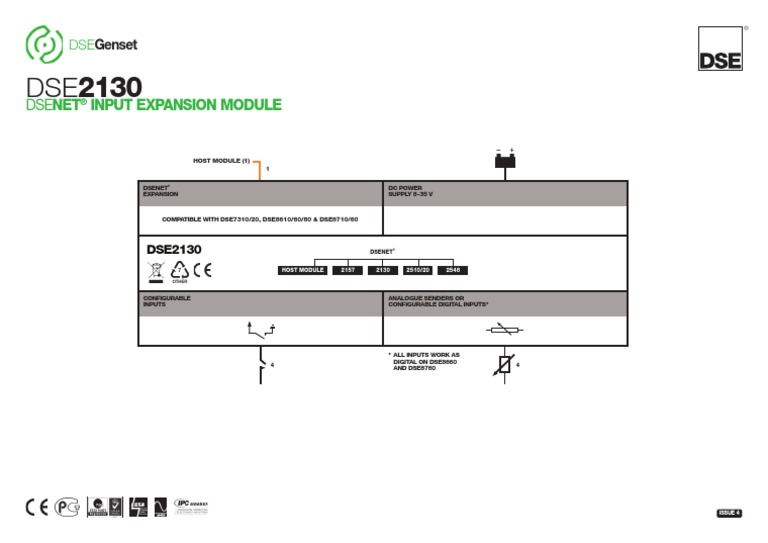 DSE2130 Wiring Diagram | PDF