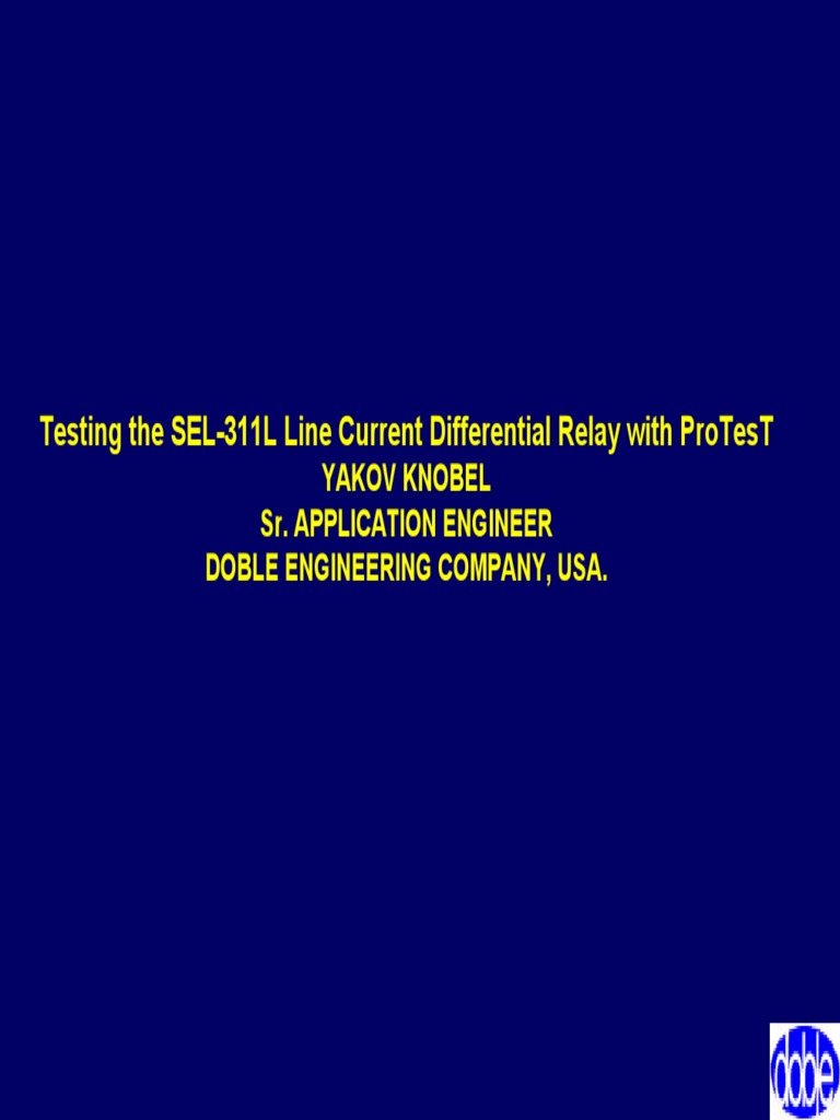 SEL-311L Relay Testing Overview | PDF | Relay | Computing
