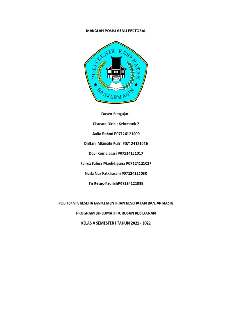 Kelompok 7 Genu Pectoral | PDF