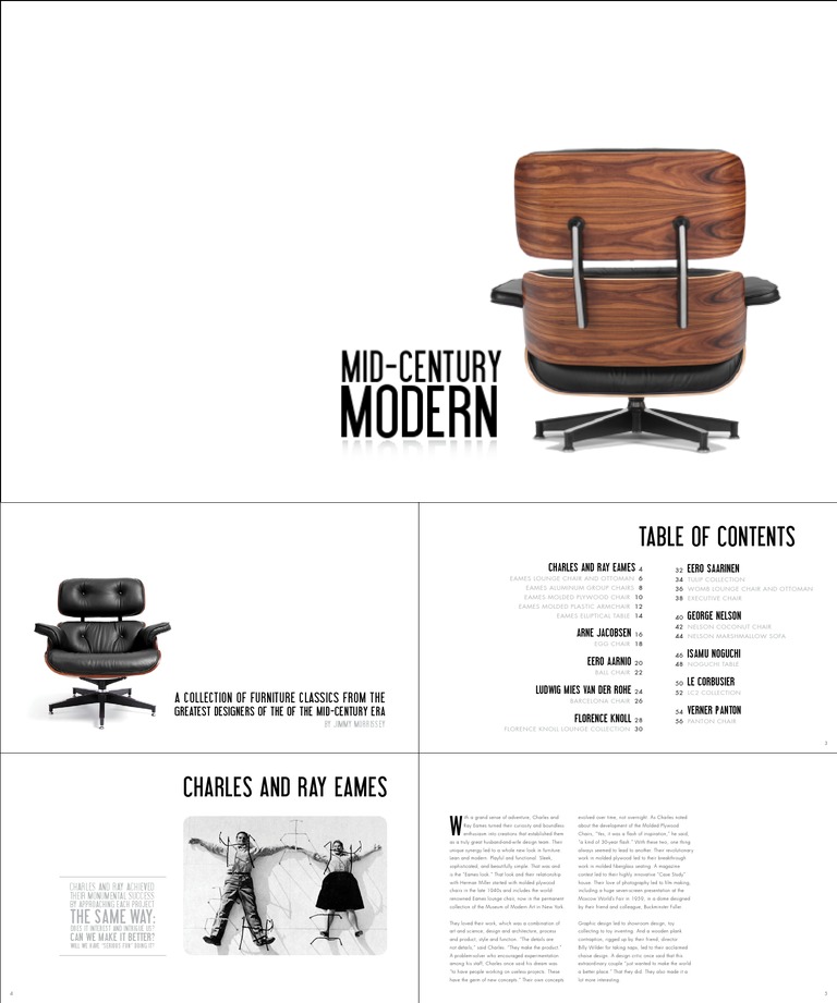 Mid-Century Modern | PDF | Furniture | Design