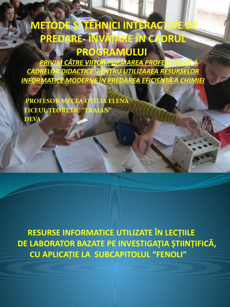 Metode Și Tehnici Interactive de Predare - Învățare | PDF