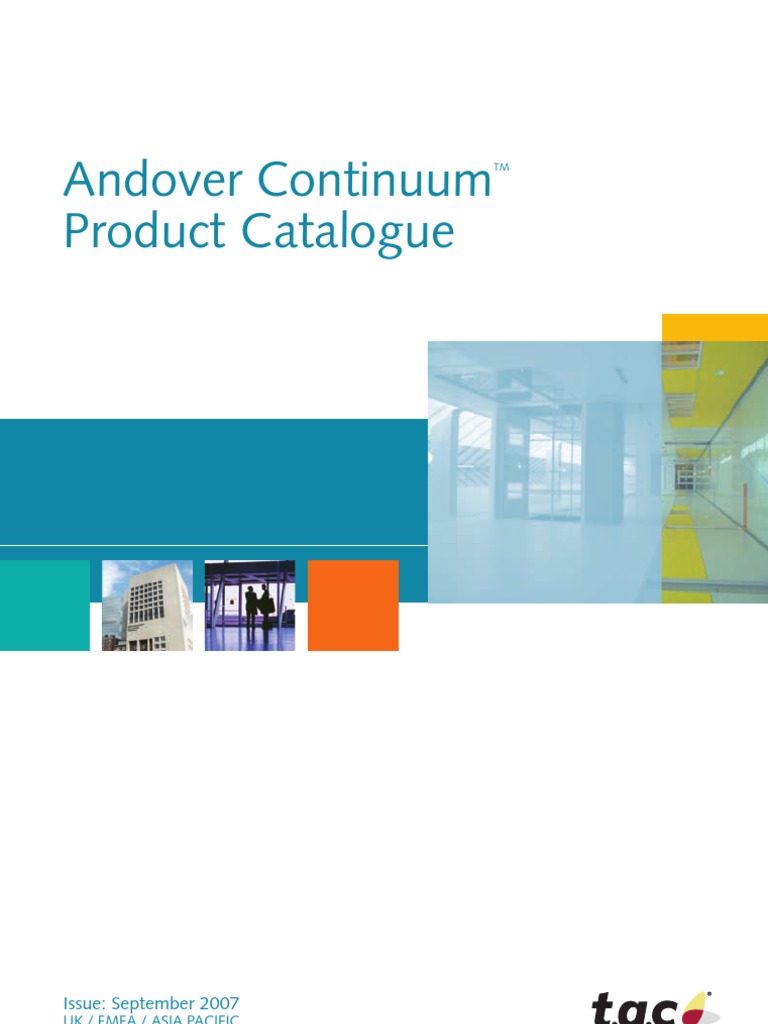 Catalog Andover Continuum | PDF | Building Automation | Computer Network