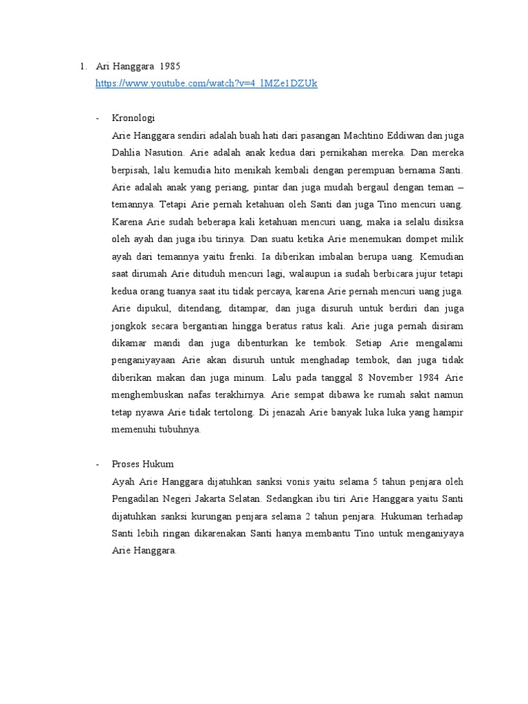 Analisis Film Ari Hanggara Dan Angeline | PDF