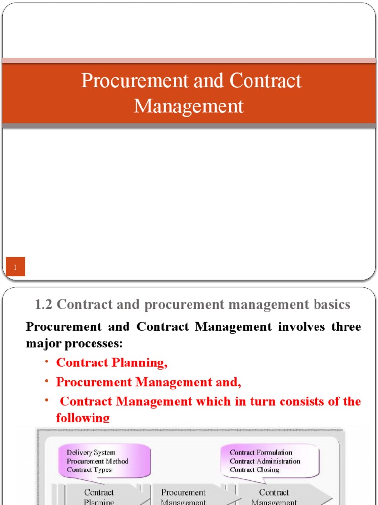 Lecture - 2 Procuremnt, 1 | PDF | Procurement | Supply Chain