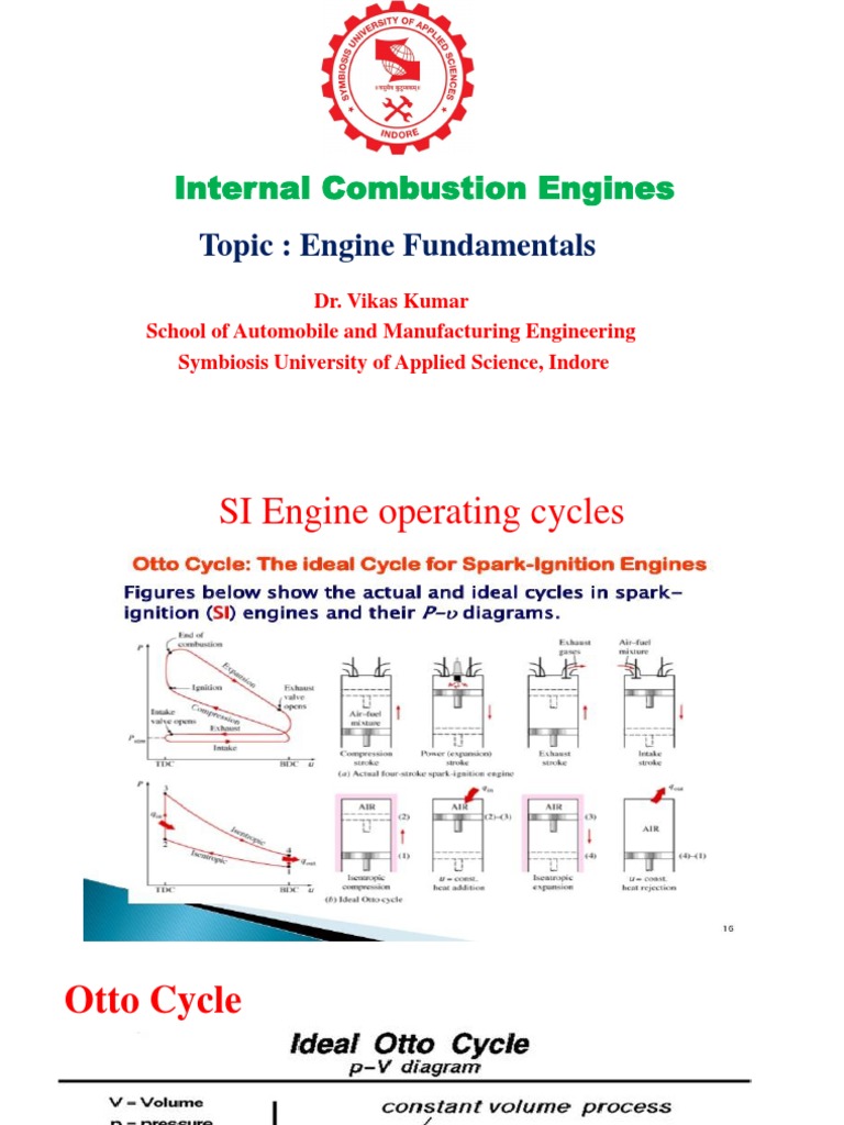 Otto Cycle and Diesel Cycle | PDF | Internal Combustion Engine | Diesel ...