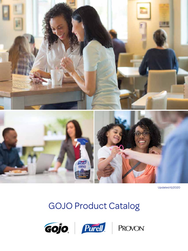 GOJO Product Catalog: Updated 6/2020 | PDF | Disinfectant | Hand Washing