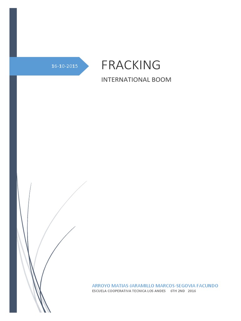 What Is Fracking | PDF | Hydraulic Fracturing | Petroleum