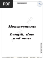Igcse 0625 Physics Formula Sheet | PDF | Force | Mass
