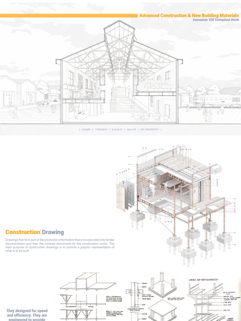 Advanced Construction & New Building Materials: Semester VIII Compiled ...
