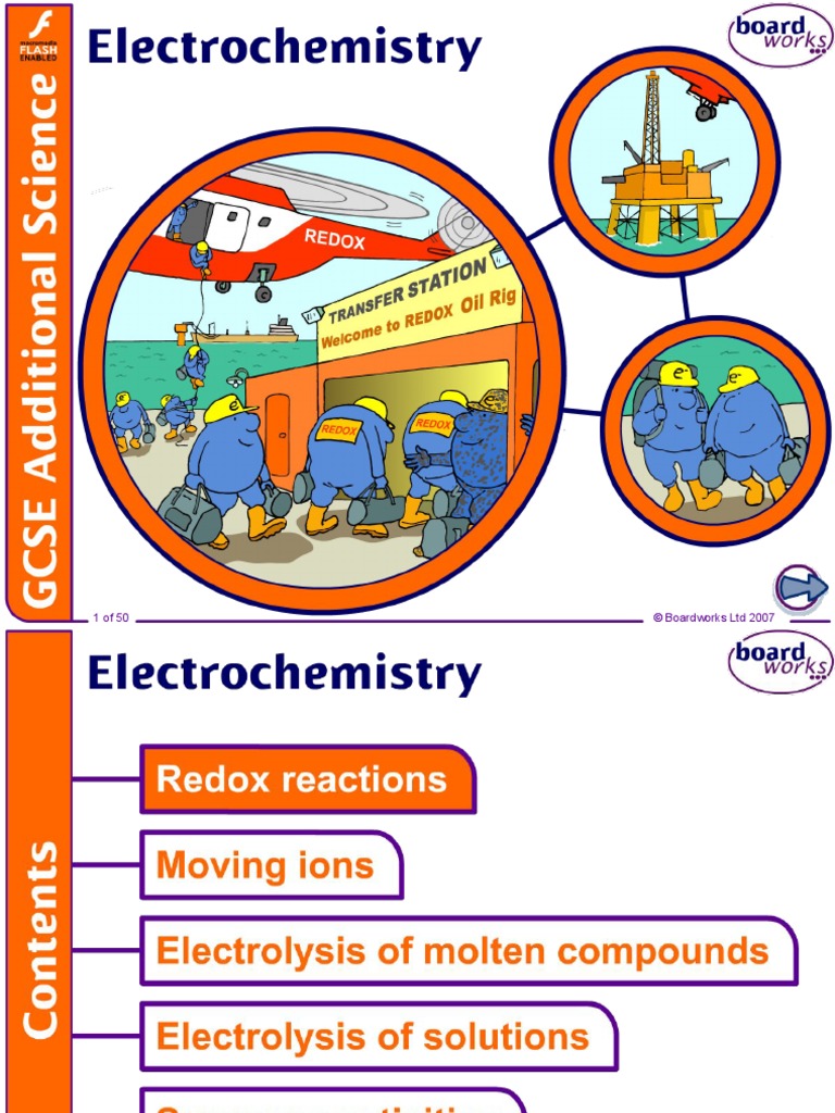 Electrochemistry Grade 10 | PDF | Redox | Chlorine