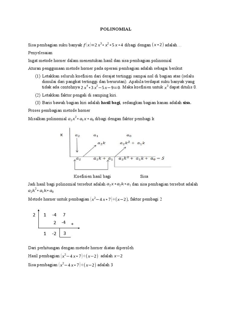 POLINOMIAL | PDF