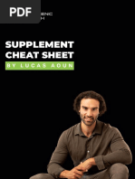 Peptide Cheat Sheet 2024 | PDF | Dose (Biochemistry) | Chemistry