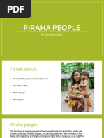 The Pirahã Language | PDF | Linguistics | Tone (Linguistics)