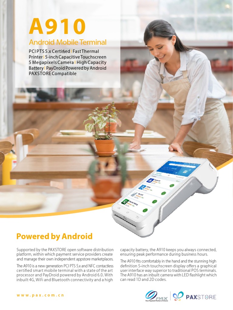 A910 Android Mobile Terminal | PDF | Android (Operating System ...