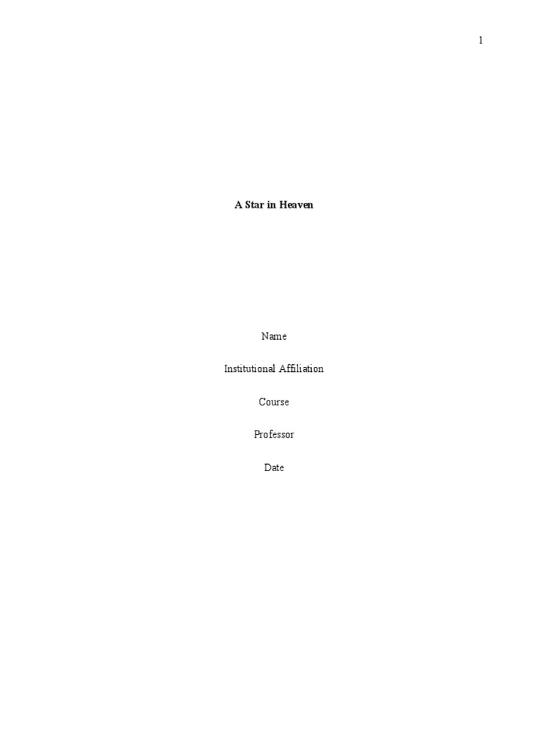 A Star in Heaven | PDF | Test (Assessment) | Civil Service