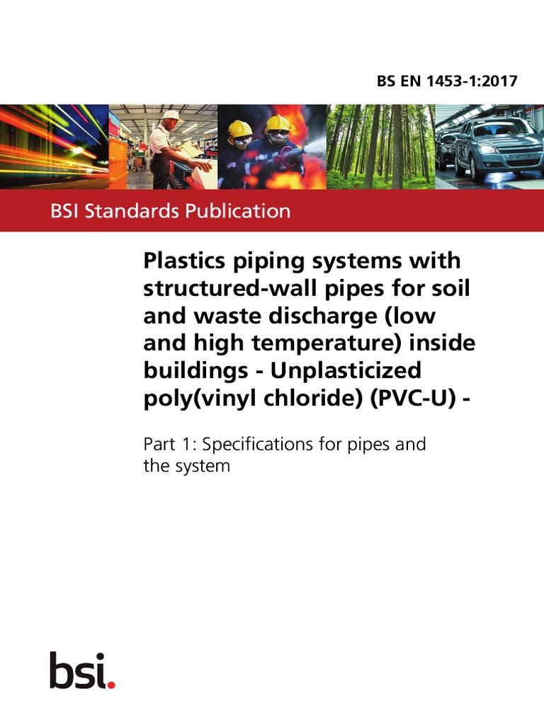 BS en 1453 1 2017 | PDF | Pipe (Fluid Conveyance) | Polyvinyl Chloride