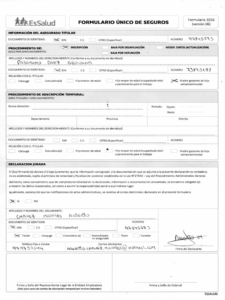 Formulario 1010 | PDF