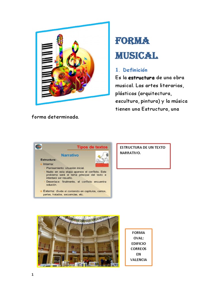 Forma Musical | PDF | Canciones | Melodía