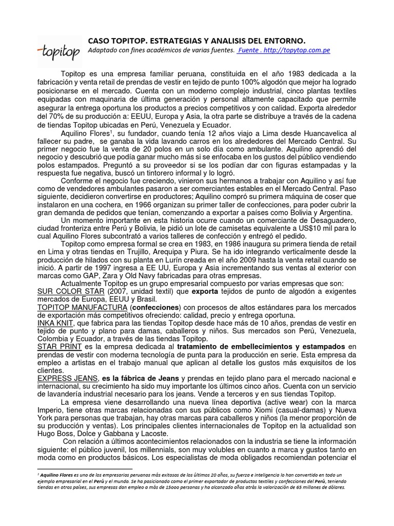 Topitop | PDF | Perú | Comercio electrónico
