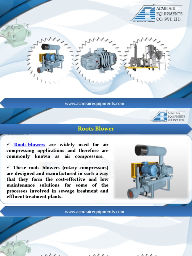 Cost-Effective Roots Blowers for Air Compression | PDF
