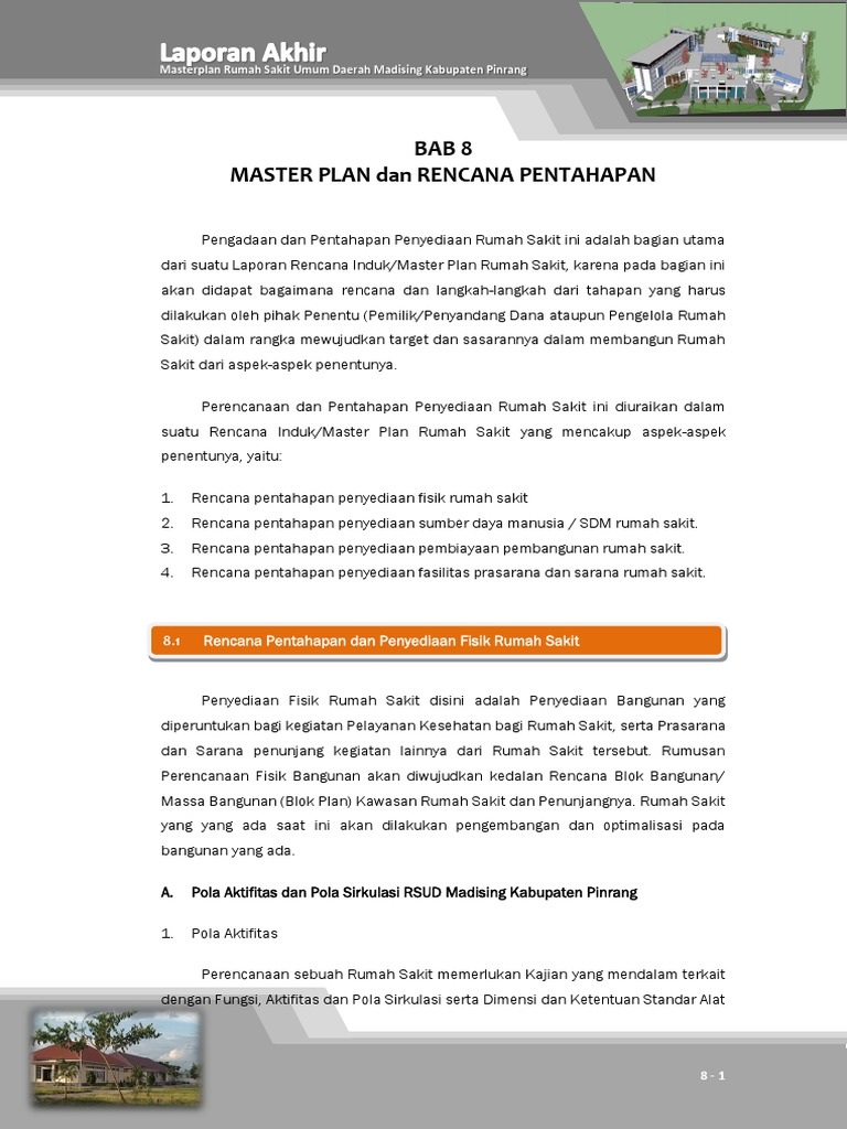 Masterplan RSUD Madising Pinrang | PDF | Bisnis | Pengelolaan Keuangan & Uang