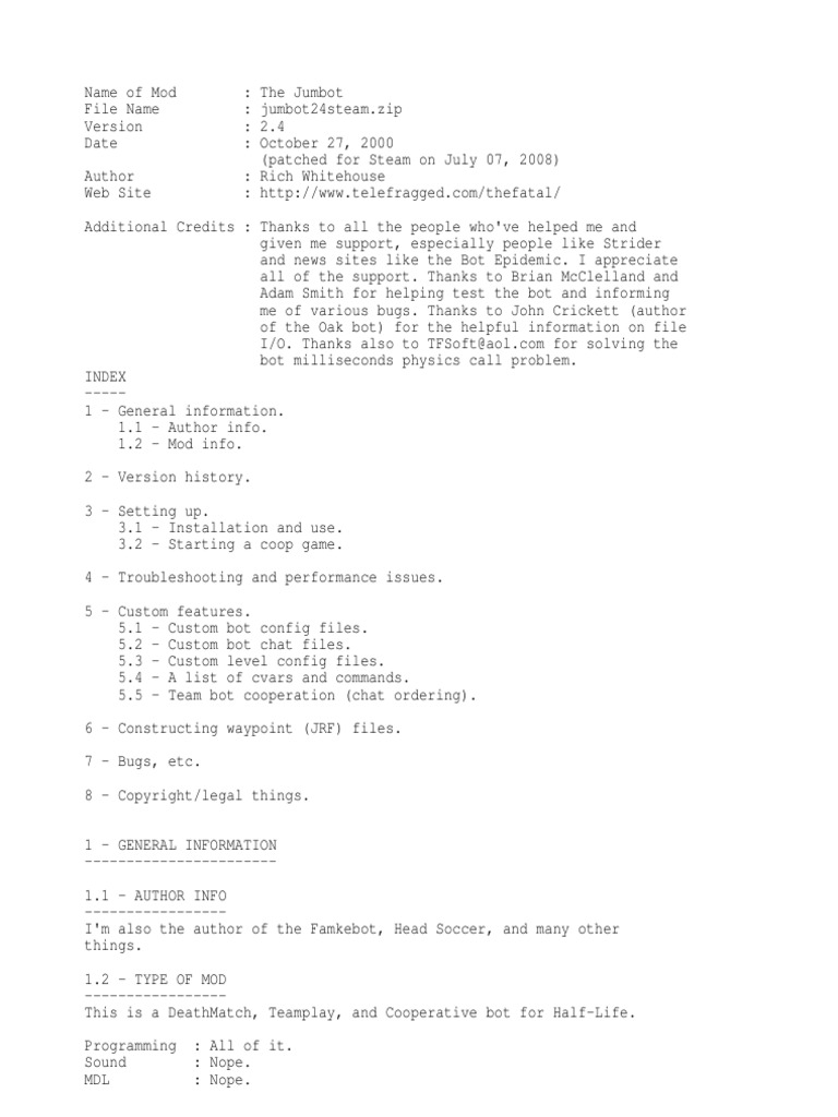 Readme | PDF | Software Bug | Sniper