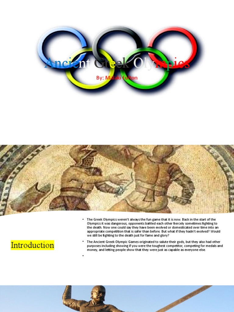 Ancient Greek Olympics | PDF | Olympic Games | Sports