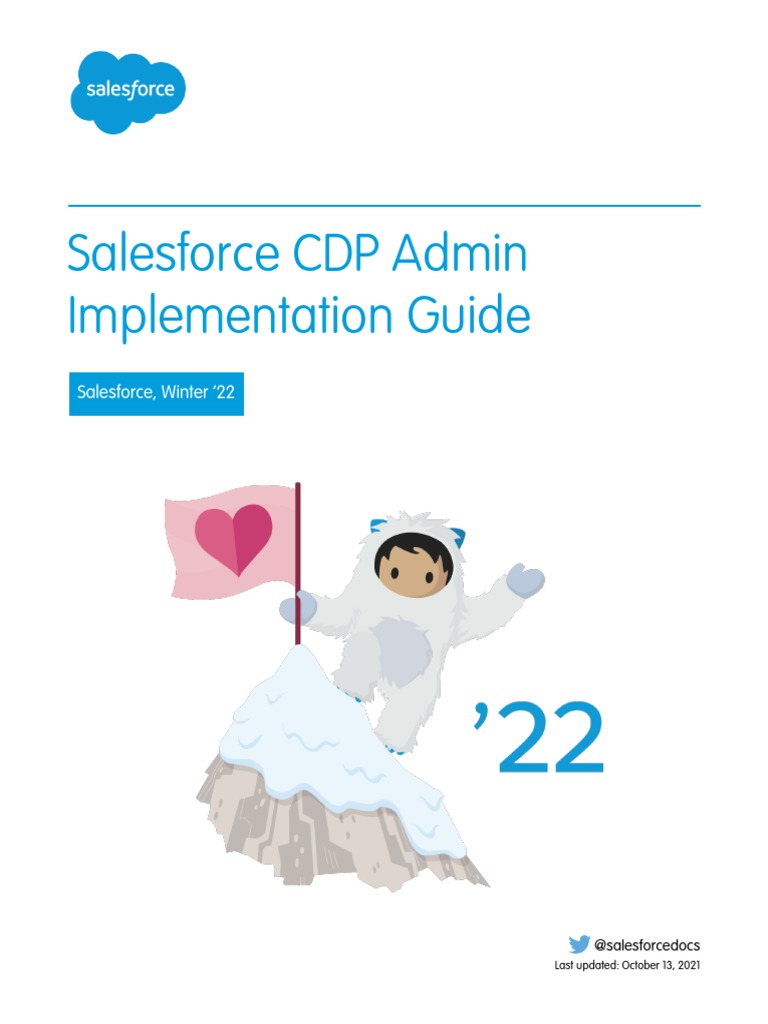 Salesforce CDP Admin Implementation Guide | PDF | User (Computing) | Login