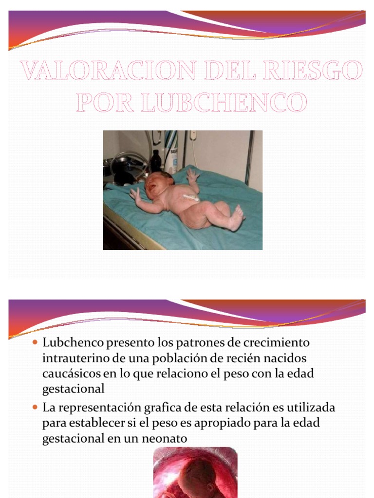 Clasificación Lubchenco en Recién Nacidos | PDF