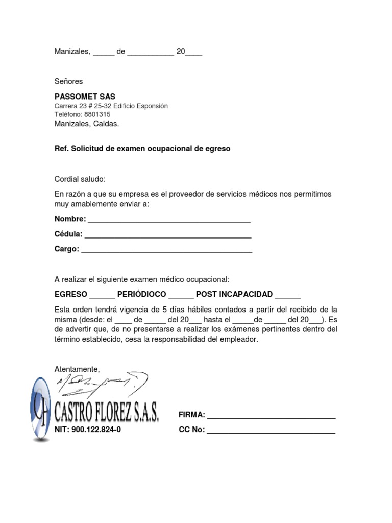 Carta de Egreso | PDF