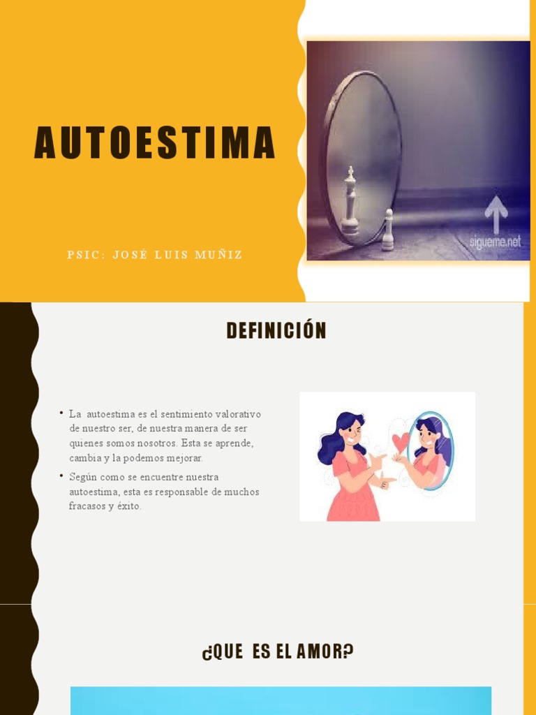 Autoestima Taller Pdf Autoestima Psicología Social