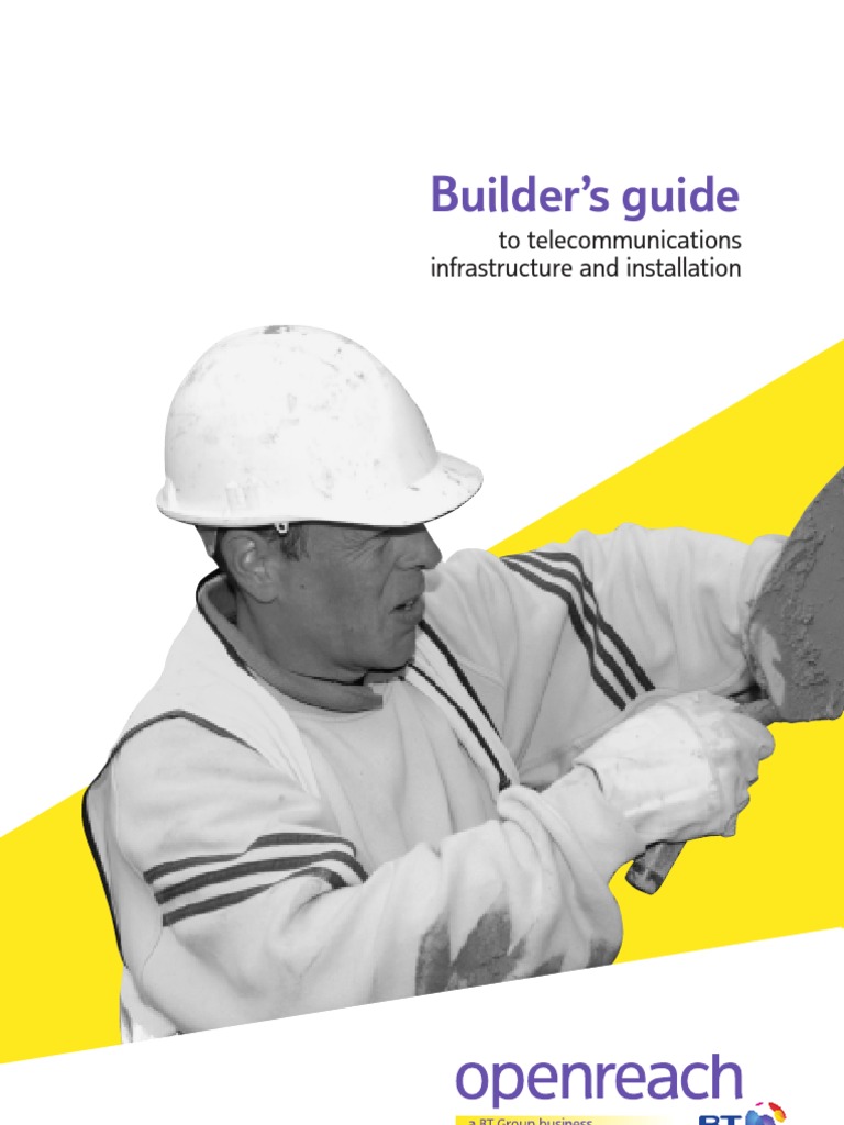 Openreach New Site Builder's Info Pack | PDF | Electrical Connector ...