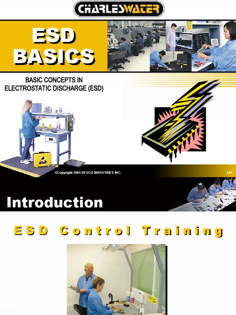 ESD Basics: Basic Concepts in | PDF | Electrostatic Discharge ...