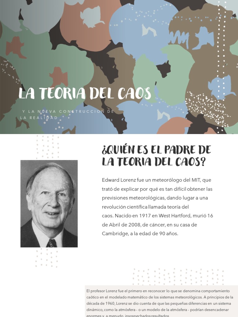 La Teoria Del Caos | PDF | Teoría del caos | Atractor