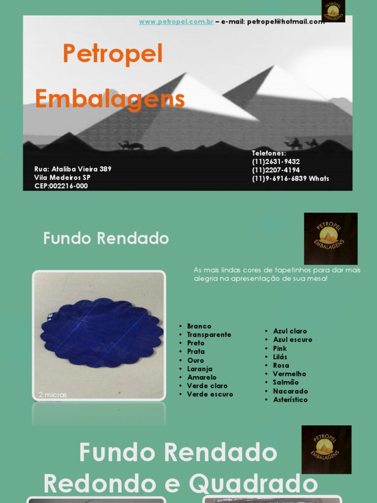 Catálogo Petropel 30 11 | PDF | Cor