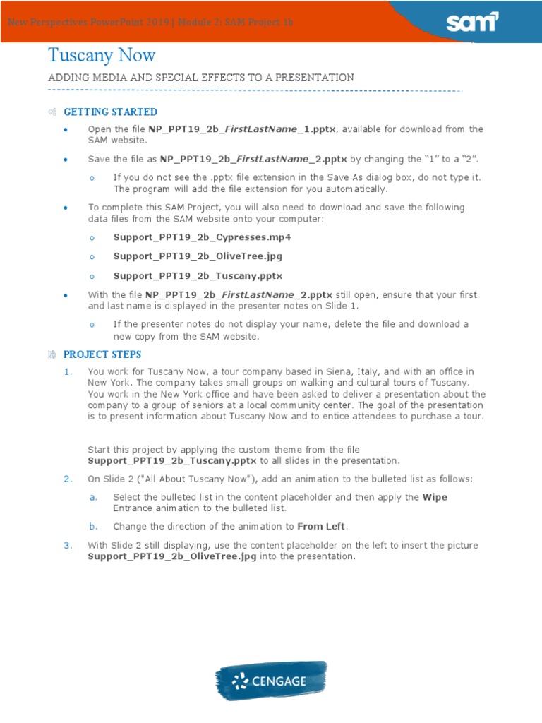 Instructions NP PPT19 2b | PDF | Computer File | Microsoft Power Point