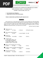Subiecte Etapa 1 Comper 2020 Matematica Clasa 2 - FUNDAŢIA PENTRU ŞTIINŢE ŞI ARTE ComPer ...