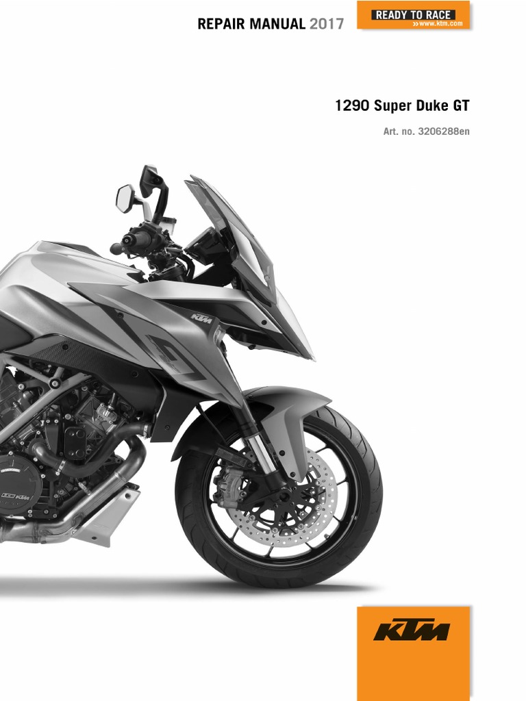 2017 KTM 1290 Super Duke GT Service Repair Manual | PDF