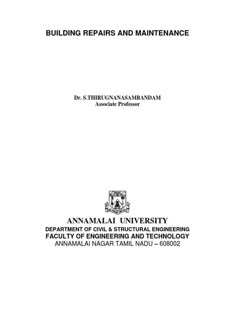 Building Repairs And Maintenance Pdf Concrete Corrosion