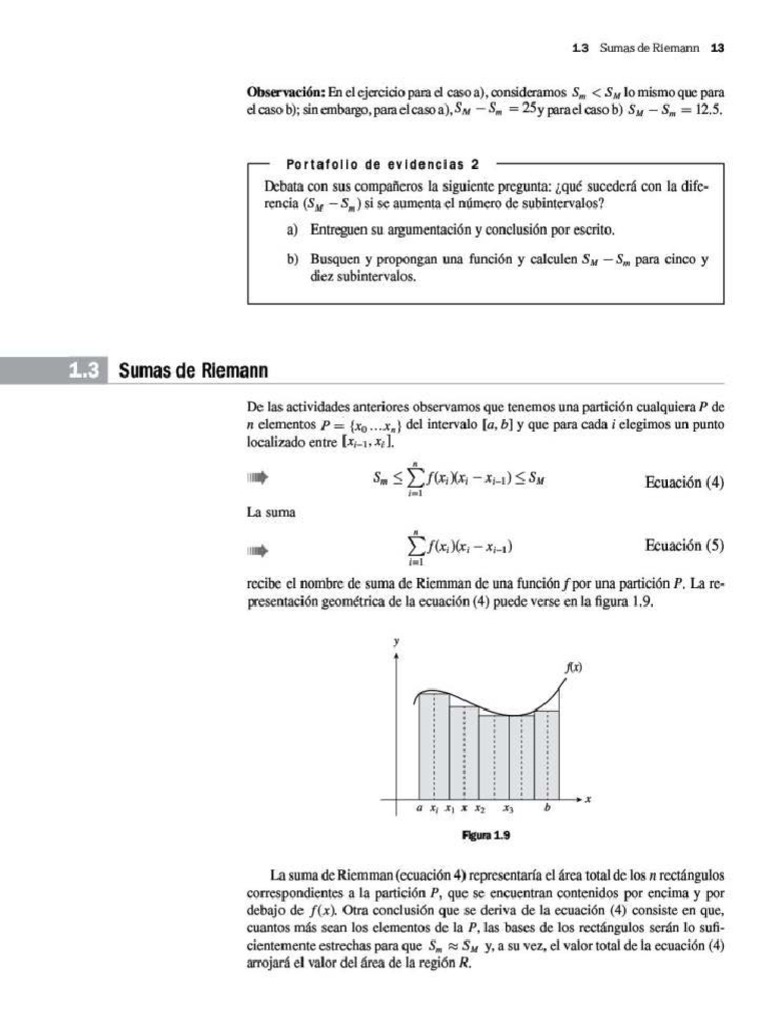Sumas de Riemann | PDF | Matemáticas | Análisis matemático