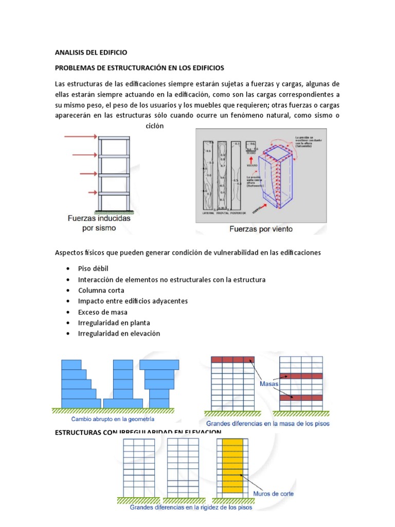 Analisis Del Edificio | PDF