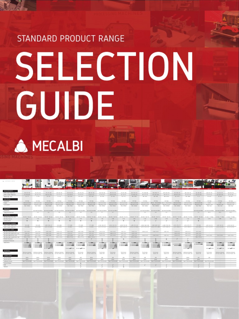 Selection Guide: Standard Product Range | PDF | Computer Keyboard ...
