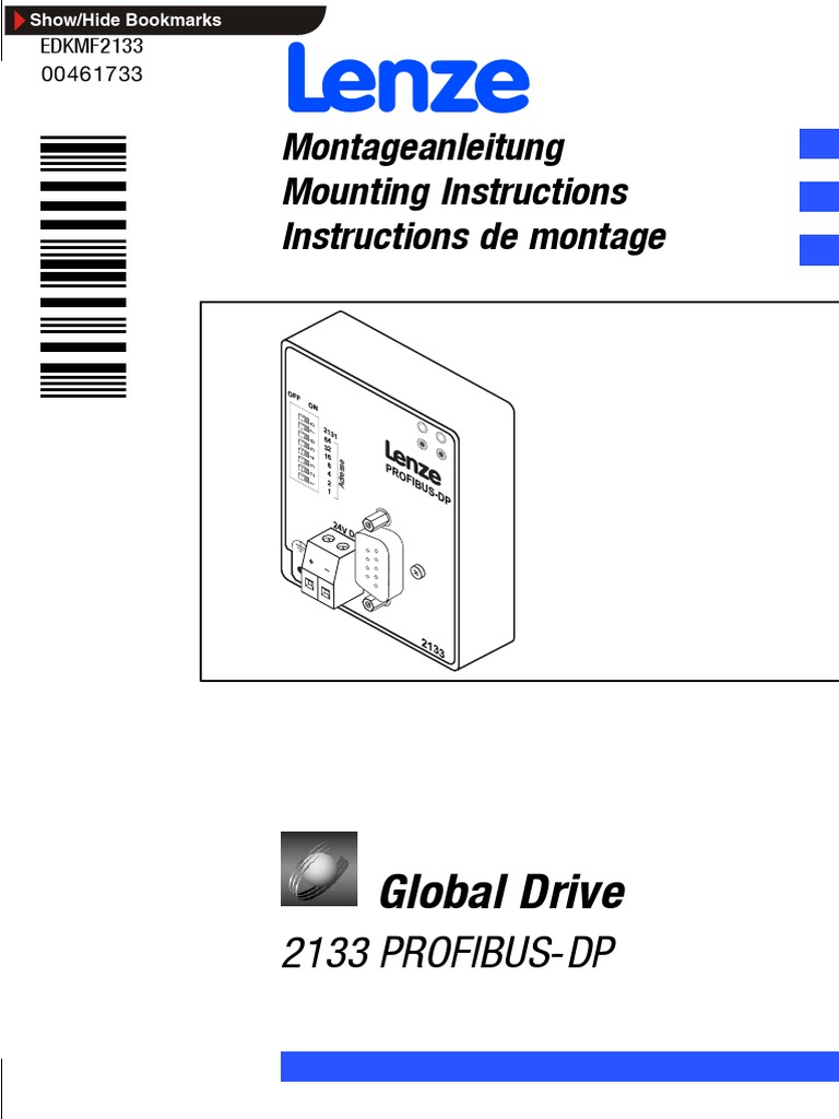 MA EMF2133IB PROFIBUS-DP v3-0 DE EN FR | PDF