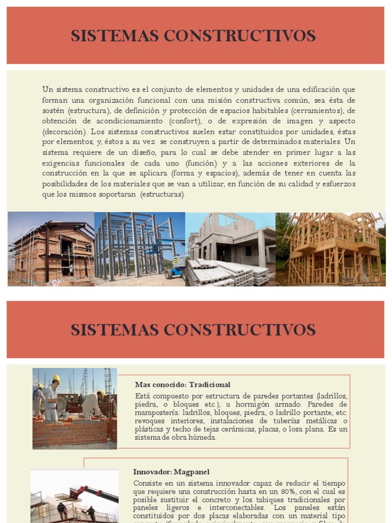 Tipos de Sistemas Constructivos | PDF | Tecnología