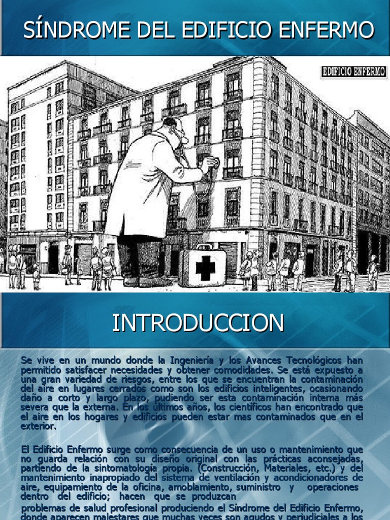 SÍNDROME DEL EDIFICIO ENFERMO | PDF | Ciencias de la Salud | Especialidades Medicas