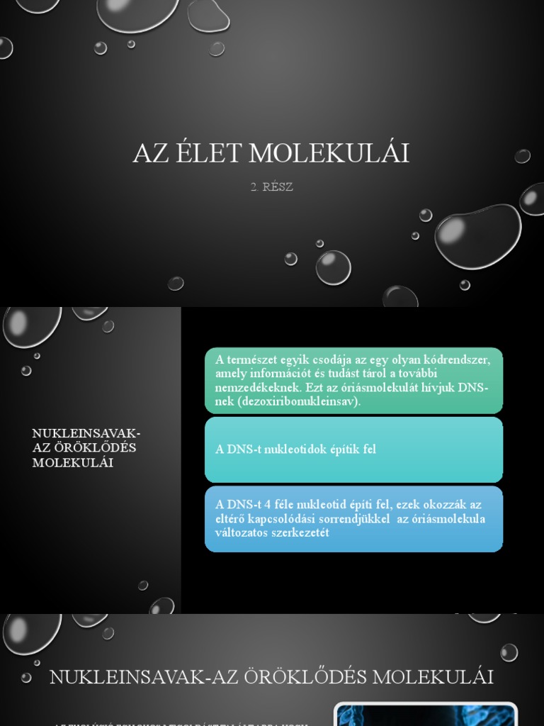 Az Élet Molekulái | PDF