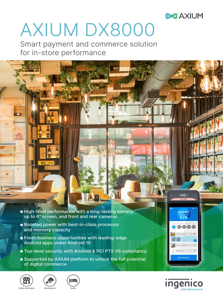 AXIUM DX8000: Smart Payment and Commerce Solution For In-Store ...