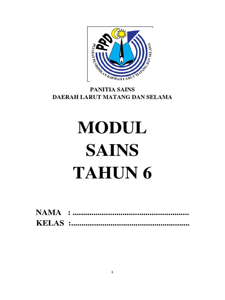 Modul Sains Tahun 6 - Panitia Sains Daerah LMS | PDF