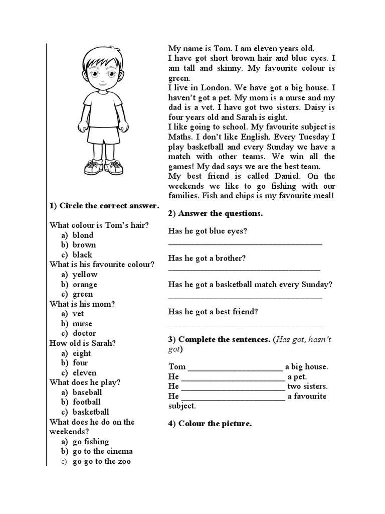 1) Circle The Correct Answer. 2) Answer The Questions | PDF