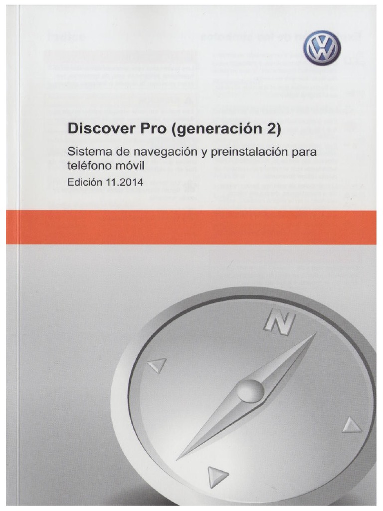 Manual Del VW Discover Pro | PDF